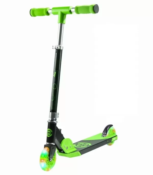 CORE Kids Foldy Scooter - LED Green | My Scooter Lab